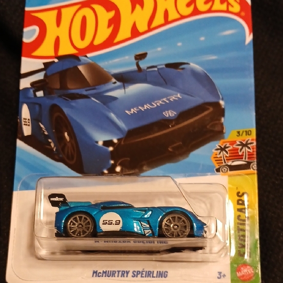 Hot Wheels | Toys | Hot Wheels Mcmurtry Spirling Blue Toy Car | Poshmark